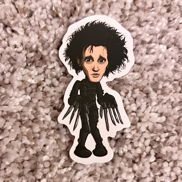 Accessories | Edward Scissorhands Vinyl Sticker | Poshmark